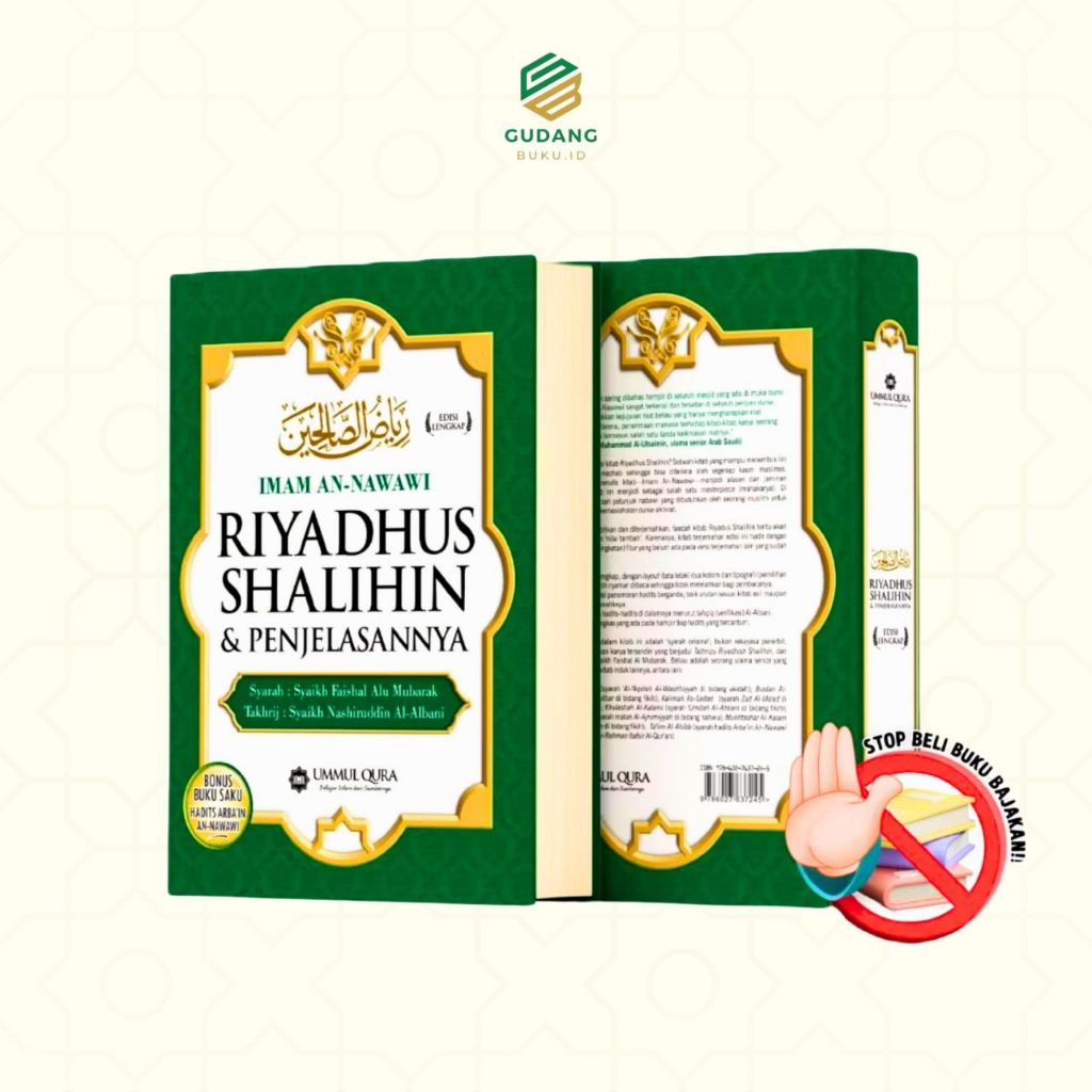Jual Buku Riyadhus Shalihin dan Penjelasannya - Buku Hadits - Lengkap | Shopee Indonesia