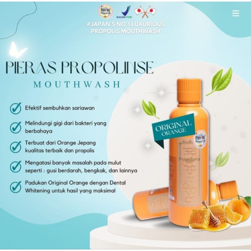 Jual Pieras Propolinse Original Orange 600ml | Shopee Indonesia