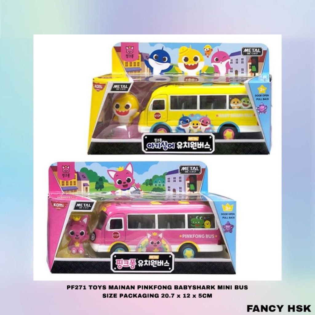Jual KOREA TOYS MAINAN PINKFONG BABY SHARK MINI BUS PF271 | Shopee ...
