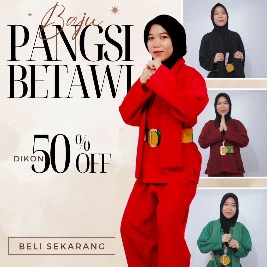 Jual Baju Pangsi Paket Komplit Baju Pangsi Betawi Setelan Lengkap Peci ...