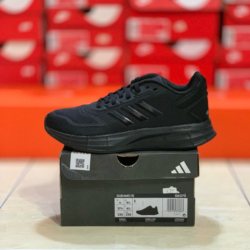 Jual SEPATU FULL HITAM ADIDAS DURAMO 10 ORIGINAL STORE (GX0711 ...