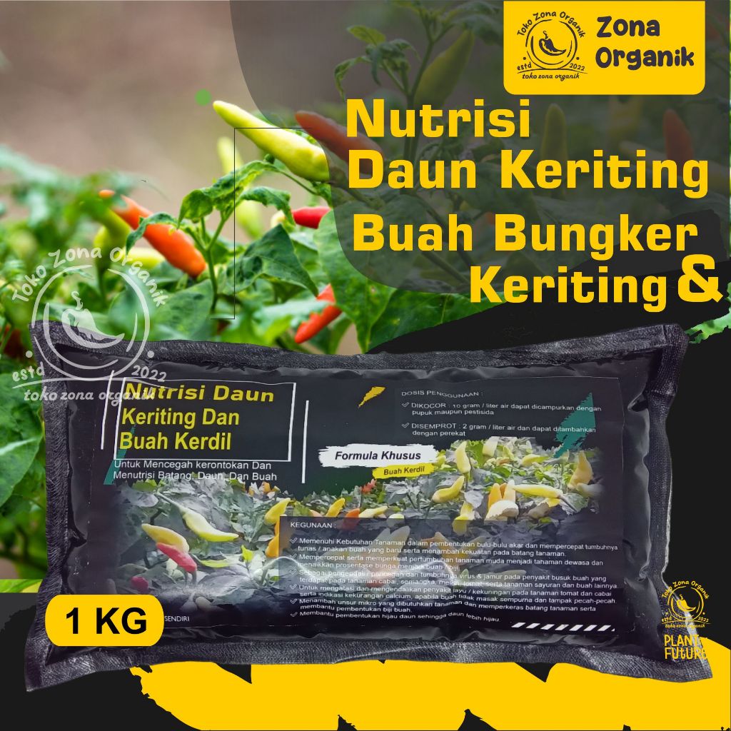 Jual Obat Cabai Bungker, Kerdil, Rontok, Penguat Bakal Buah, Keriting ...
