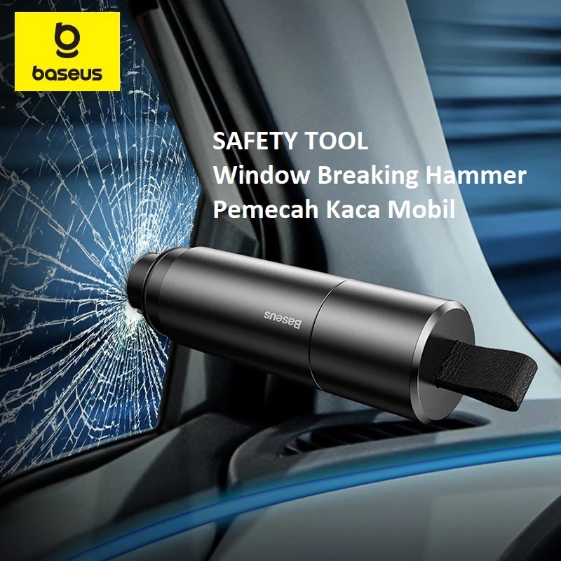 Jual Baseus Safety Tool Palu Pemecah Kaca Mobil Sharp Hammer Window ...