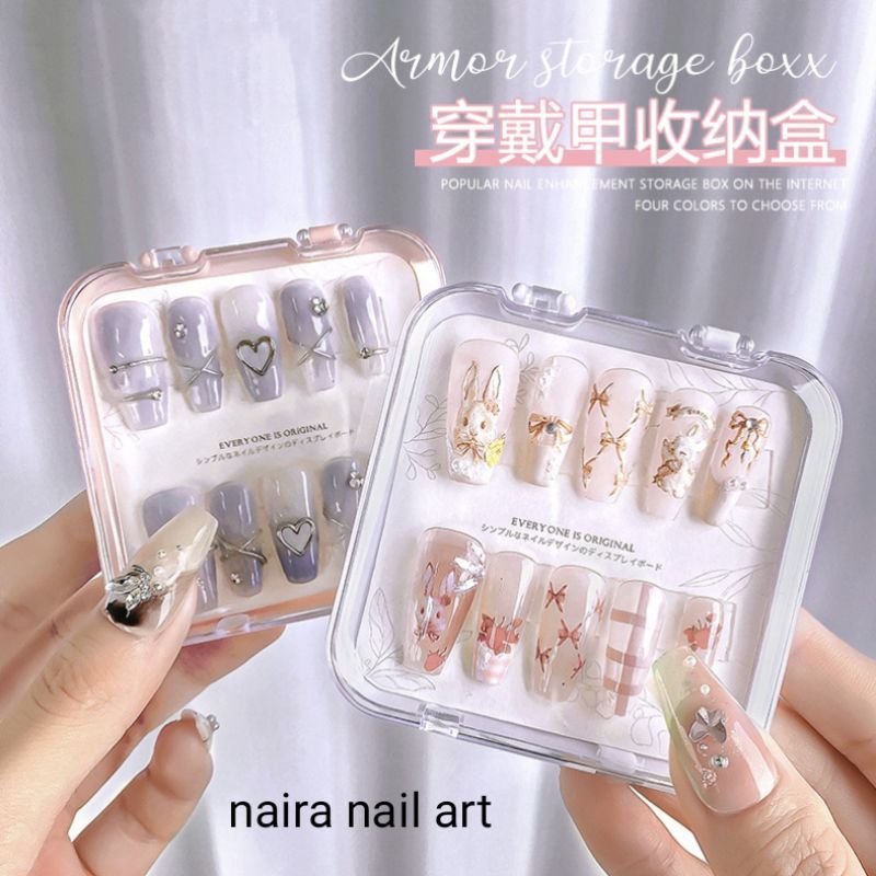 Jual Bok nail art mika acrylic premium UK 7,5 × 7,5 mm / bok kuku palsu ...