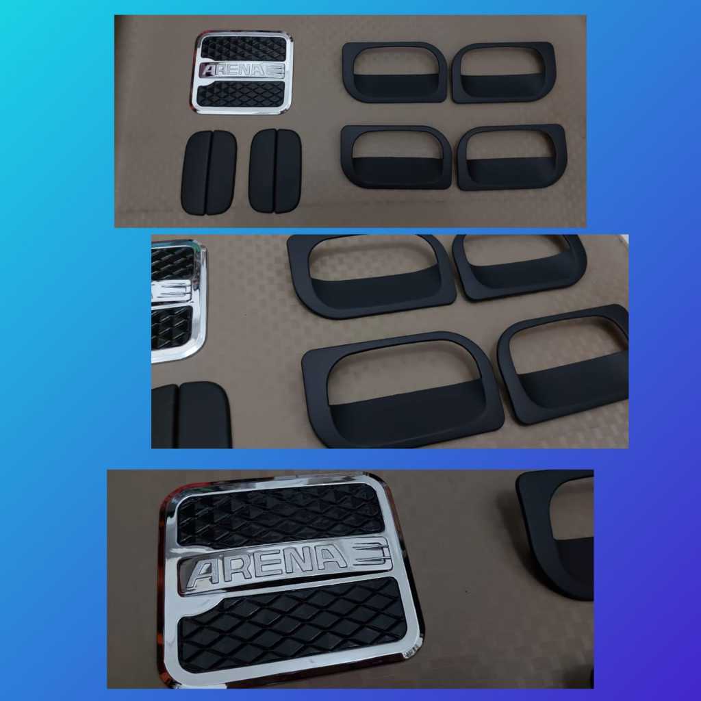 Jual paket outer handle +tank cover apv lama/apv arena hitam | Shopee ...
