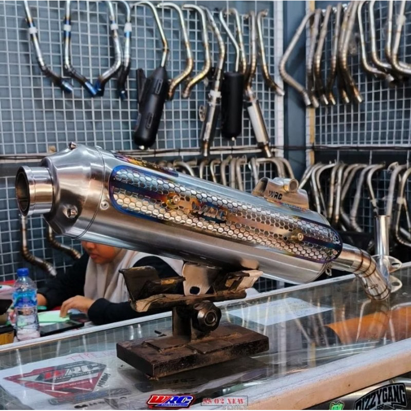 Jual KNALPOT KONDOMAN SS02 WRC STAINLES (ALL MATIC) | Shopee Indonesia