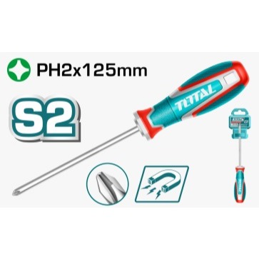 Jual Tools Phillips screwdriver Obeng PH2x125mm - TSDPH2125 | Shopee ...