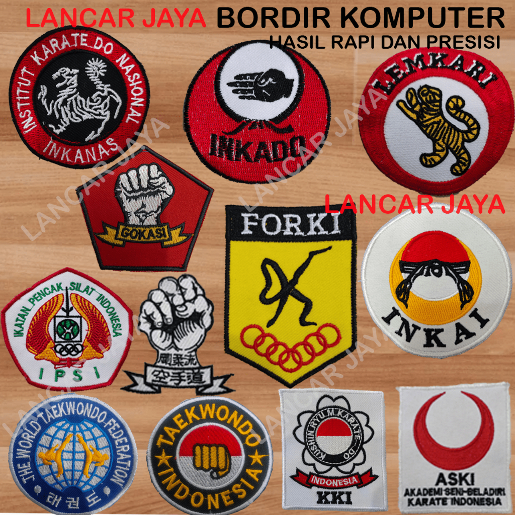 Jual LOGO FORKI INKAI KKI INKADO IPSI LEMKARI INKANAS ASKI GOJUKAI ...
