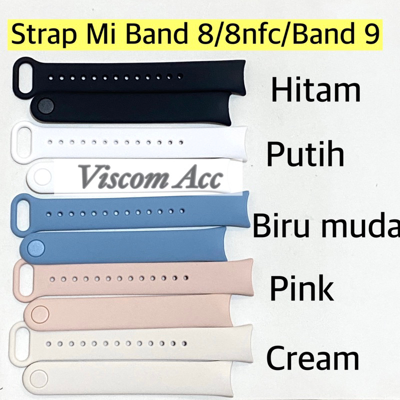 Jual Strap xiaomi band 8 / band 8 nfc / band 9 / Tali mi Band 8 / Tali Mi Band 9 / tali jam Band ...