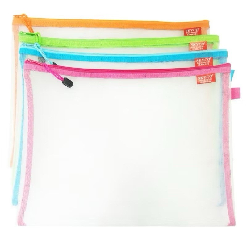 Jual TAS JARING / MAP JARING RESLETING TEBAL MEREK SYKCO ISI BUKU ANAK ...