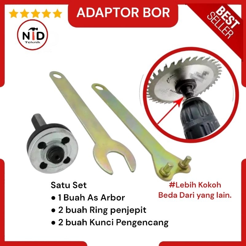Jual Konektor Bor / penyambung Bor / 5 in 1 / Adaptor Bor / ADAPTOR ...