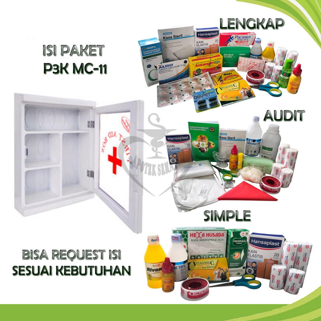 Jual Kotak p3k Besar MC-11 plus isi Lengkap Murah | Shopee Indonesia