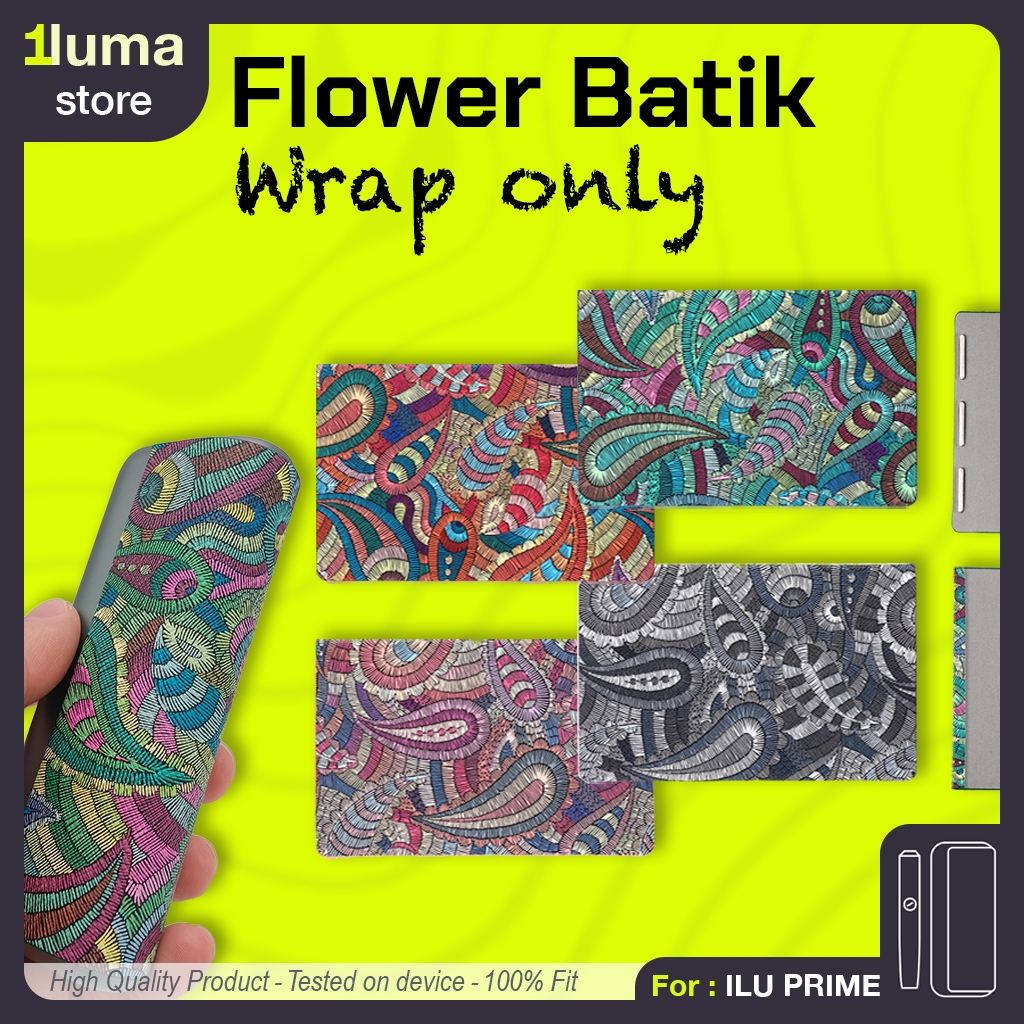 Jual Wrap Cover Flower Batik Pattern for ILUM PRIME Case Casing ...