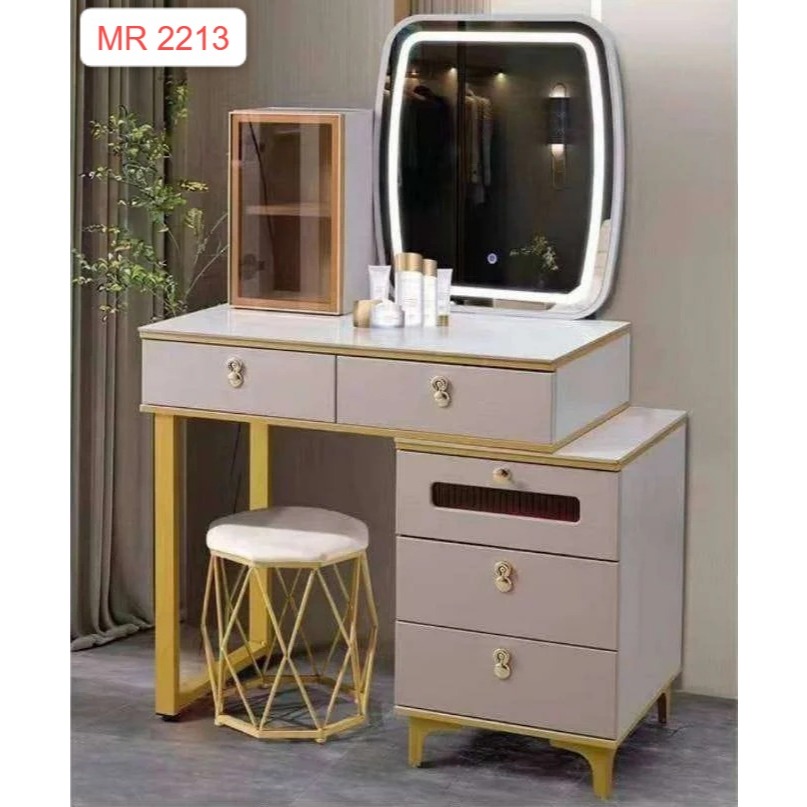 Jual Meja Rias Murah Berkualitas Meja Rias LED Touchscreen 3 warna 2213 ...