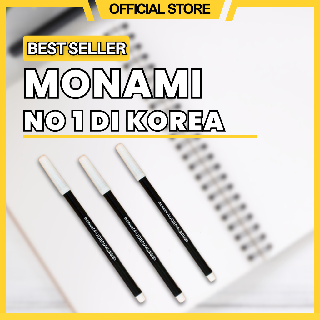 Jual Pulpen / Pena / Pen Warna Hitam - Monami AUDENA Non-Permanent ...