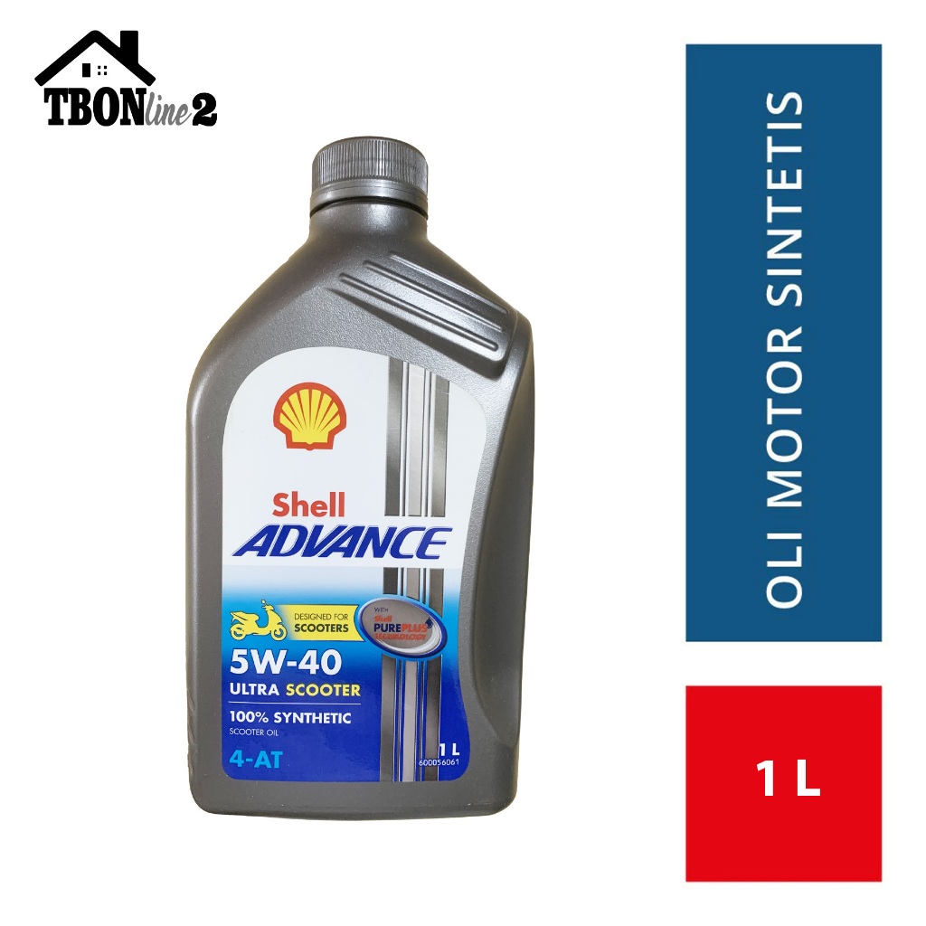 Jual Oli Motor Shell Advance ULTRA 1L 4T Tersedia Untuk Matic & Non ...