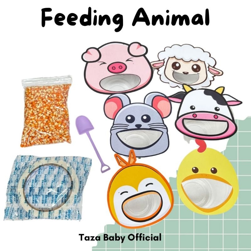 Jual Feed Animals / Memberi makan hewan / Sensory Activity / Mainan ...