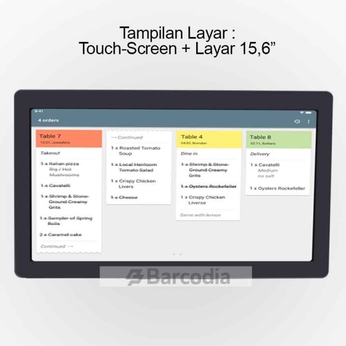 Jual IWARE POS ALL IN ONE X1-KDS KITCHEN DISPLAY SYSTEM CORE i5 ...