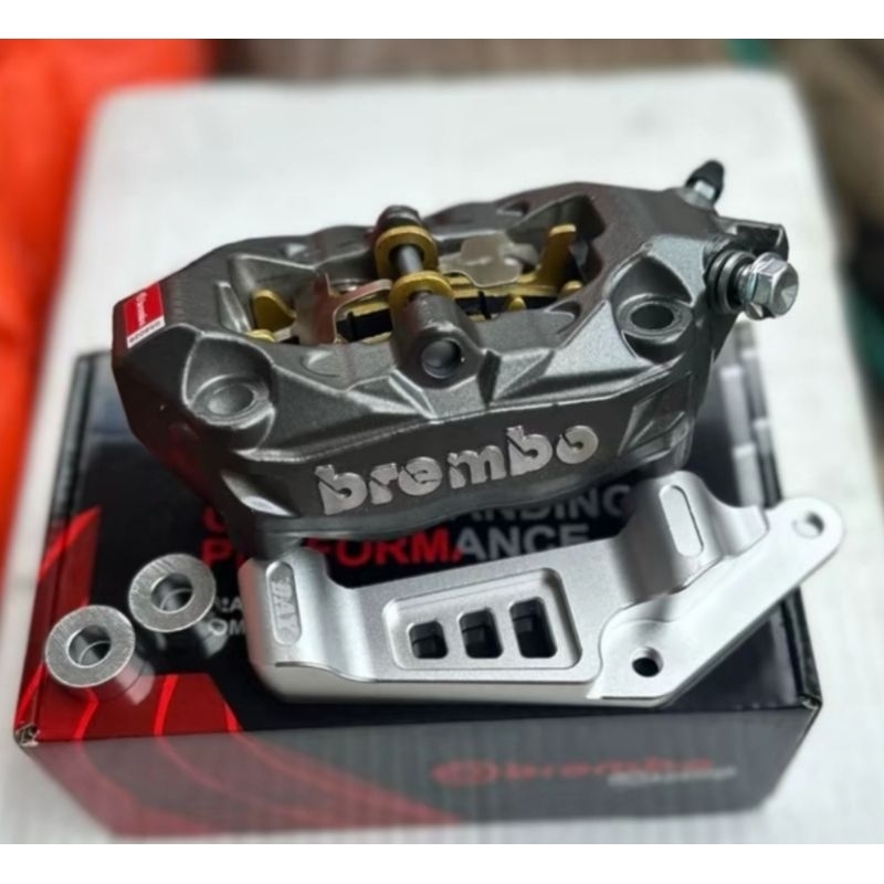 Jual Kaliper 4 Piston M3 M432 Grey Pitch 100 Monoblock Terkenal M432 Caliper Depan M432 Gp4x ...