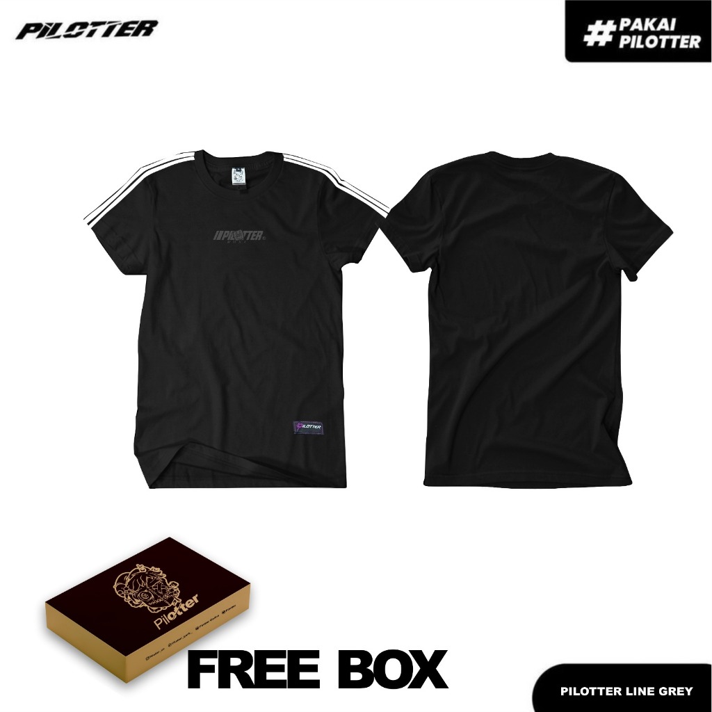 Jual Pilotter Kaos Line Edition Original Free Sticker Free Box | Shopee ...