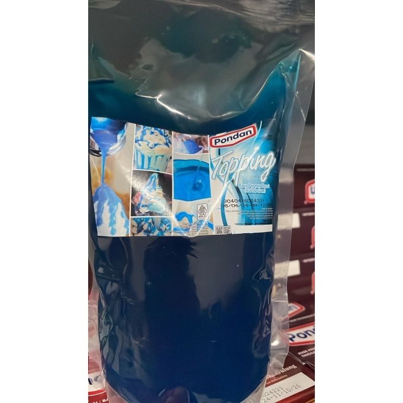 Jual Pondan Sundae Topping Rasa Blueberry, Strawberry 1kg | Shopee ...