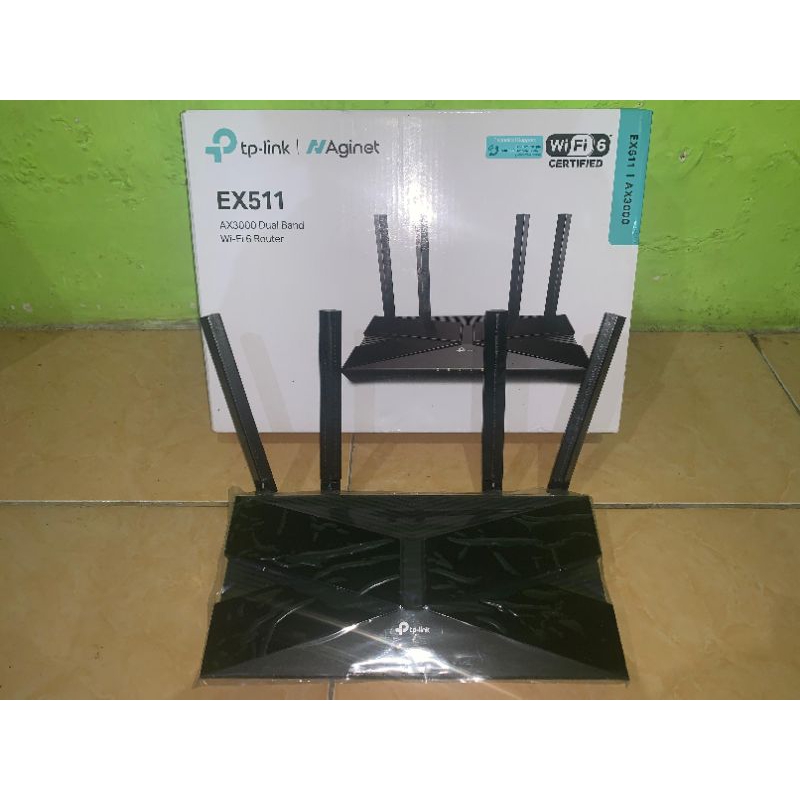Jual TP-Link Aginet EX511 AX3000 Dual Band Wi-Fi 6 Router | Shopee ...