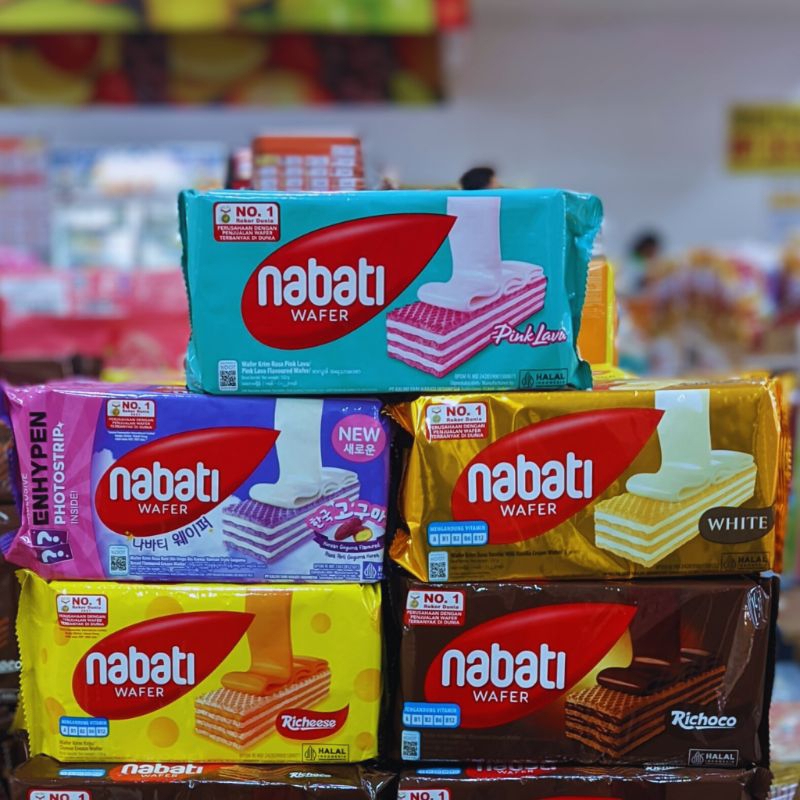 Jual Nabati wafer 122 gr (5 varian rasa) | Shopee Indonesia