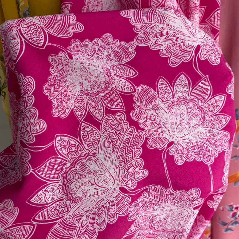 Jual kain sifon crepe - kain sifon motif - kain sifon premium - kain ...