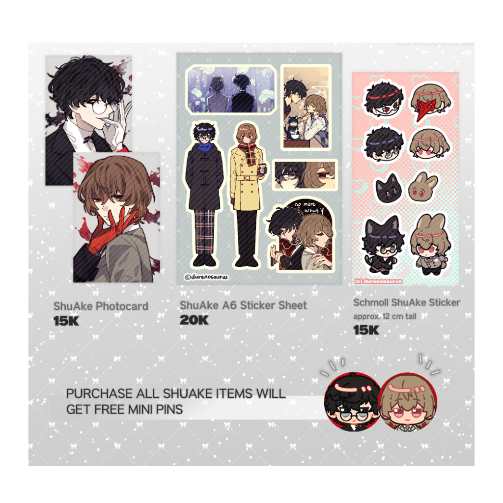 Jual Persona 5 Shuake Stickers & Photocard | Shopee Indonesia