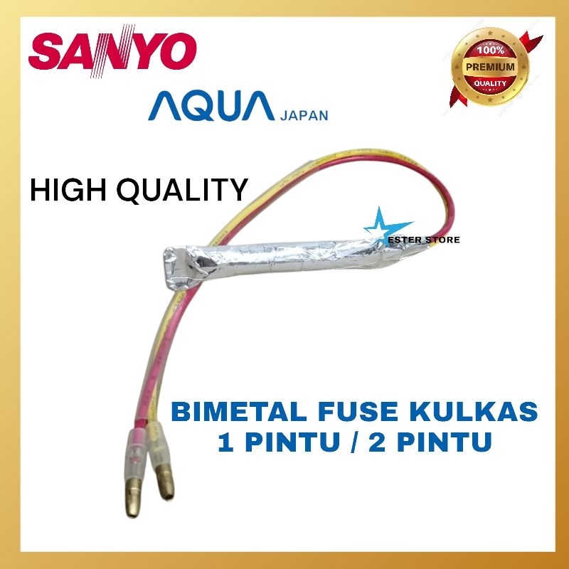 Jual Bimetal Defrost Fuse Panas Aluminium 76° kulkas Sanyo aqua 1 pintu ...