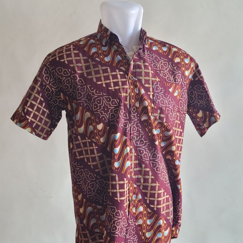 Jual Kemeja Batik Katun Adem Modis | Shopee Indonesia
