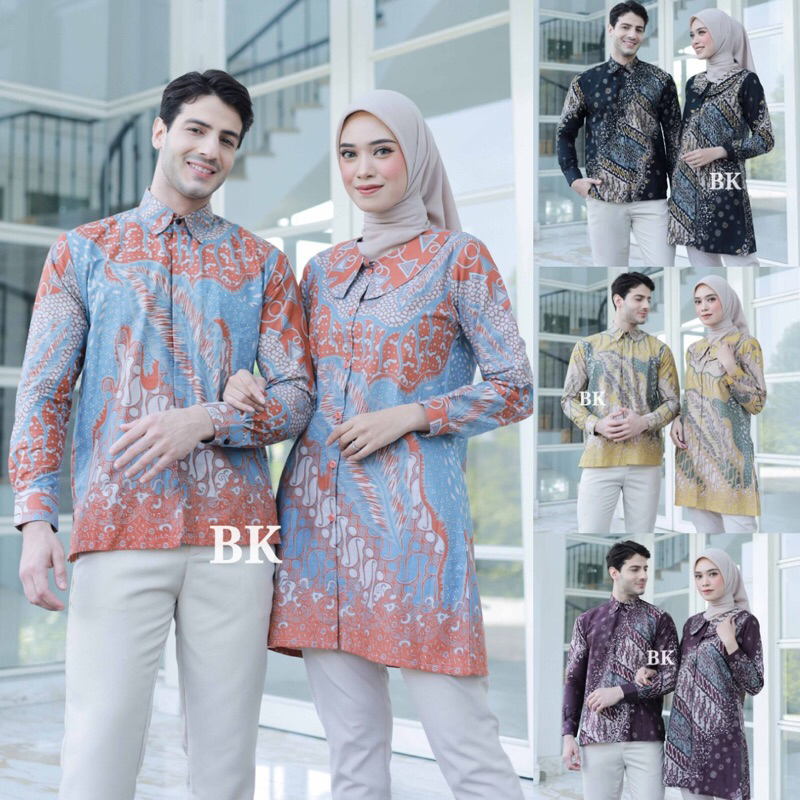 Jual Batik Couple Atasan Baju Batik Couple Modern Tunik Kancing dan Kemeja Megamendung | Shopee ...