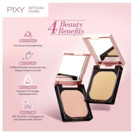Jual PIXY 4 Beauty Benefits Two Way Cake/TWC Perfect Last 3 SHADES ...