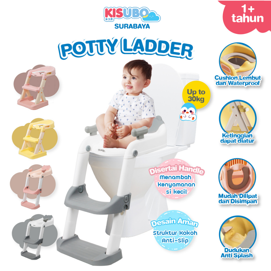 Jual KISUBO Baby Potty Ladder Chair Seat Pispot Bayi Toilet Training ...