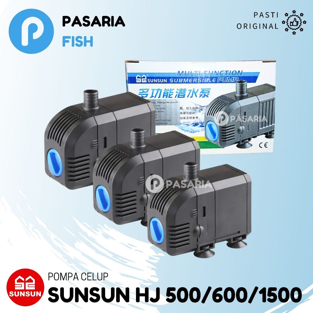 Jual SUNSUN HJ 500/600/1500 HJ Series Pompa Celup Kolam Ikan/Aquarium ...