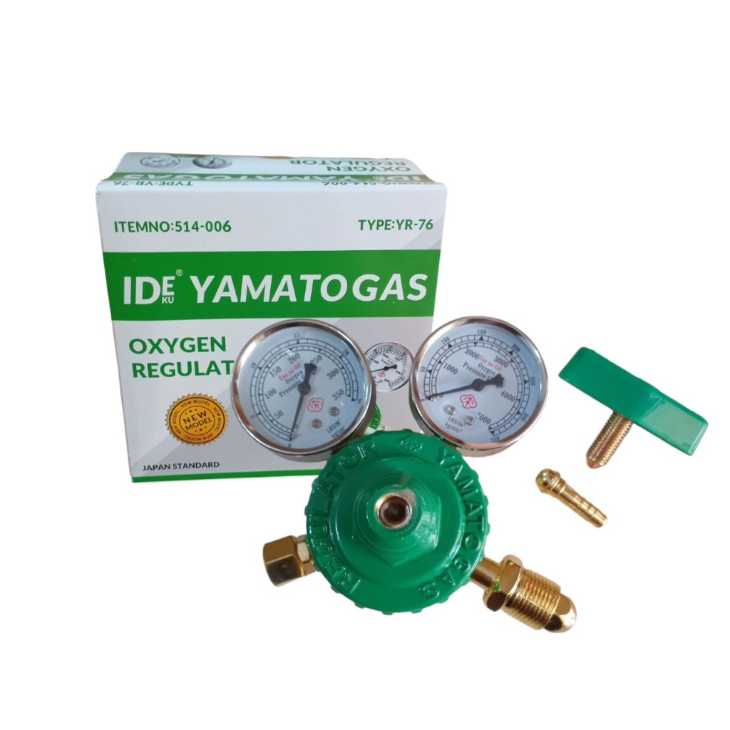 Jual YAMATO REGULATOR LAS OKSIGEN OXYGEN TABUNG LAS / OXYGEN GAS WELDING YAMOTO OXY | Shopee ...