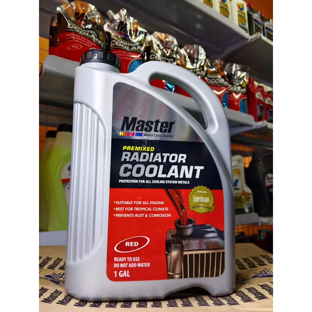 Jual Master Air Radiator Coolent Premixe 1 galon | Shopee Indonesia