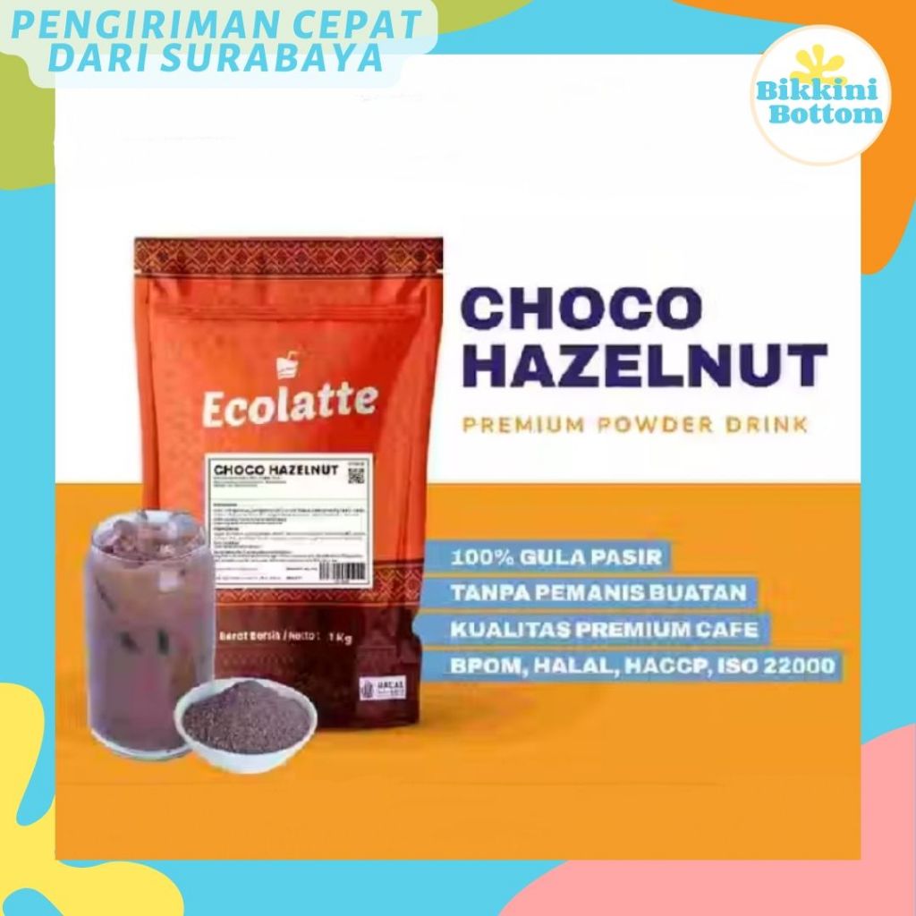 Jual Bubuk Minuman CHOCO HAZELNUT Premium 1kg Bubuk Minuman Rasa CHOCOHAZELNUT Powder Drink ...