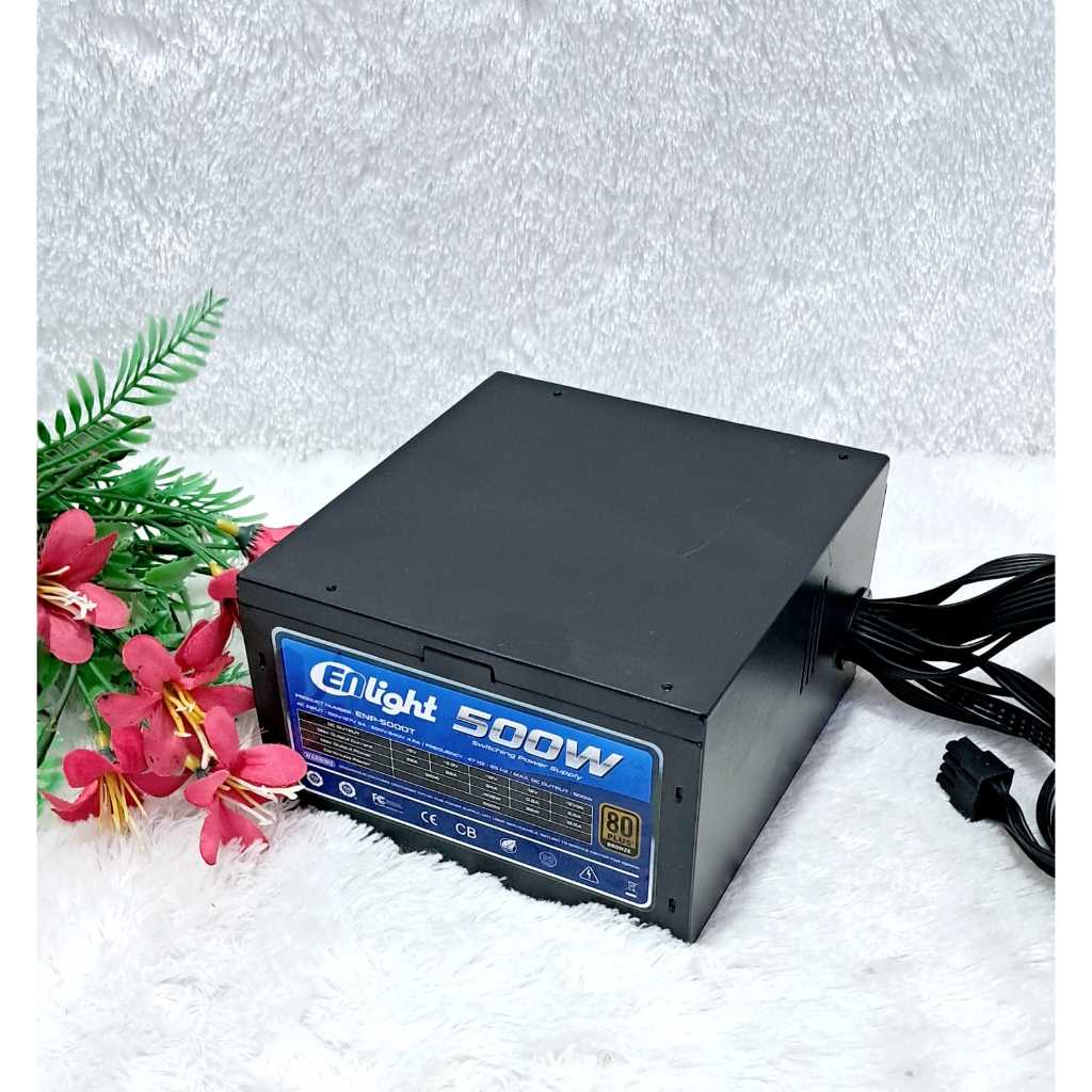 Jual PSU Power Supply Enlight 500 Watt Untuk Rakitan Low End Normal ...