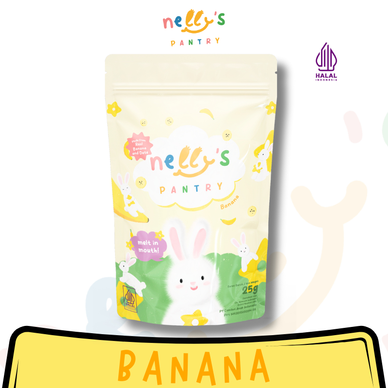 Jual Cemilan bayi snack puff meleleh di mulut Nellys Pantry - Pisang ...