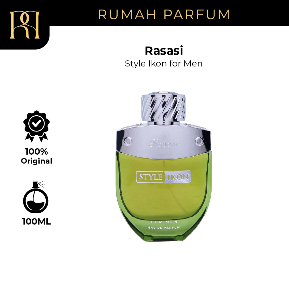 Jual Parfum Pria Rasasi Style Ikon for Men (100 mL) Perfume Cowok Tahan ...