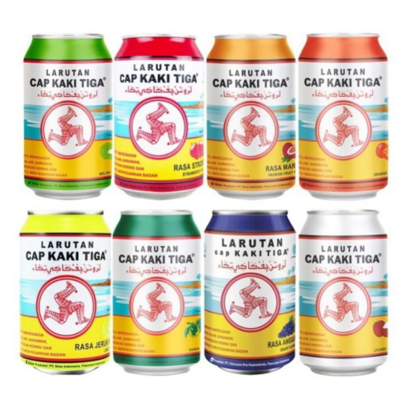 Jual Larutan Cap Kaki Tiga | Kemasan Kaleng berisi 24 pcs/dus@320ml | Shopee Indonesia
