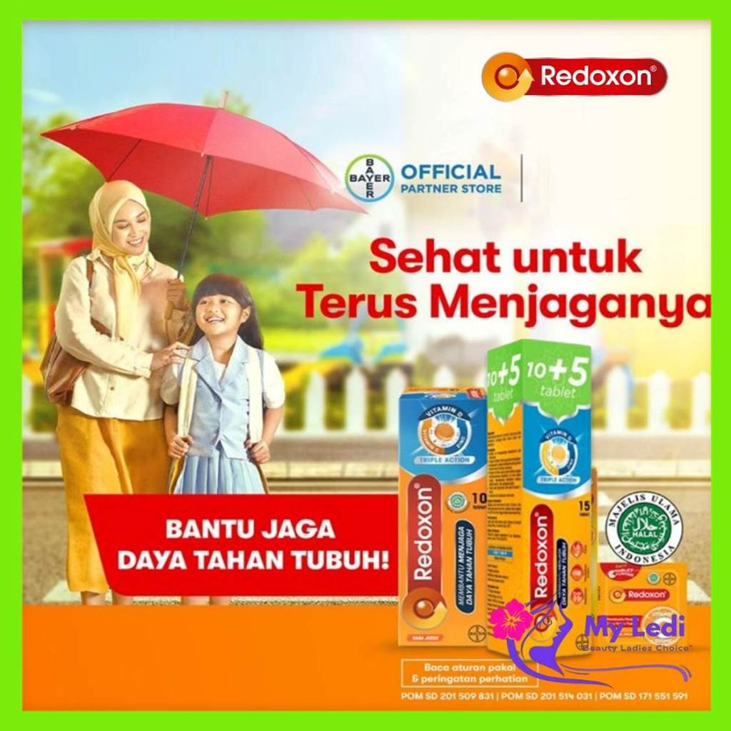 Jual Redoxon Vitamin C + Zinc Rasa Jeruk 10 Tab & 15 Tab | Vitamin Daya ...
