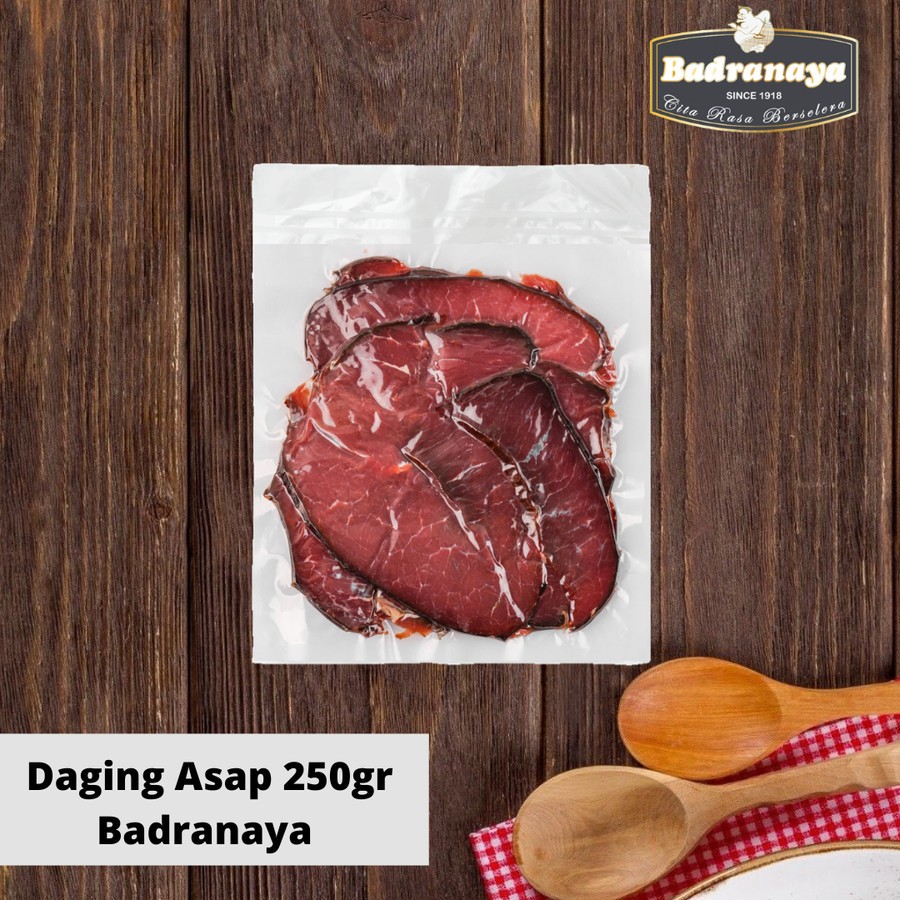 Jual Badranaya Daging Sapi Asap / Uk Kecil 85 gram / Uk Besar 180 gram ...