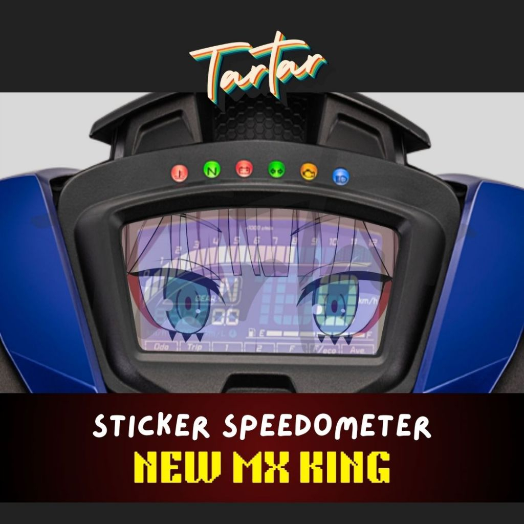 Jual Sticker Stiker Spido / Speedometer Transparant Anime New MX KING ...