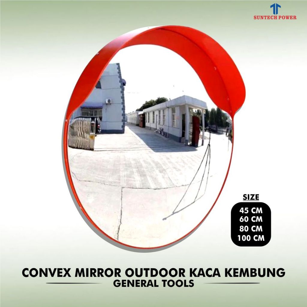 Jual Convex Mirror Outdoor Cermin Kaca Cembung Jalan 60cm 80cm 100cm ...