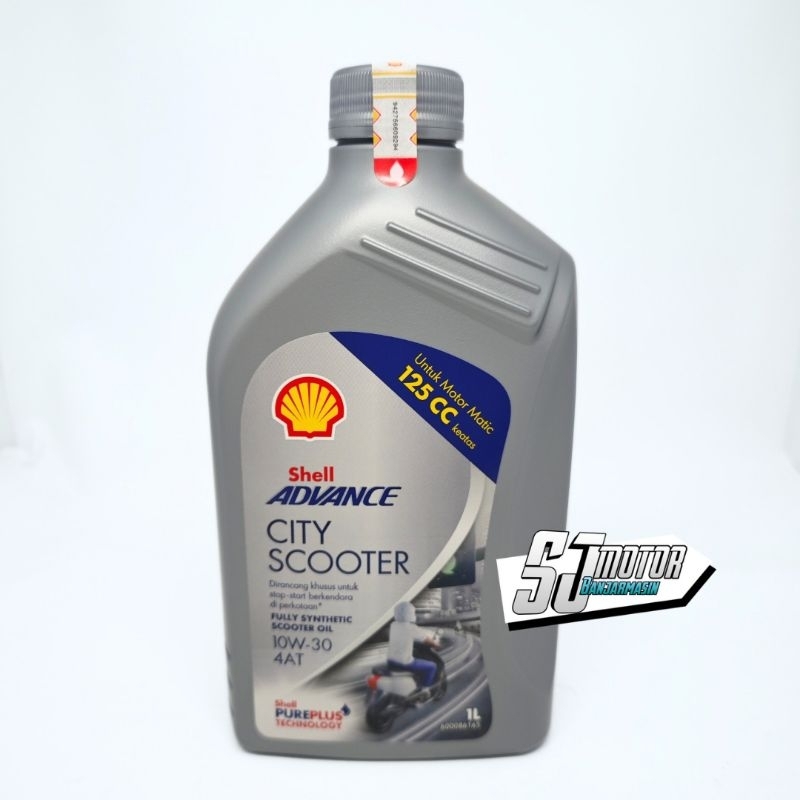 Jual Oli Shell Advance City Scooter 10W-30 Motor Metic 125 cc (1 Liter ...