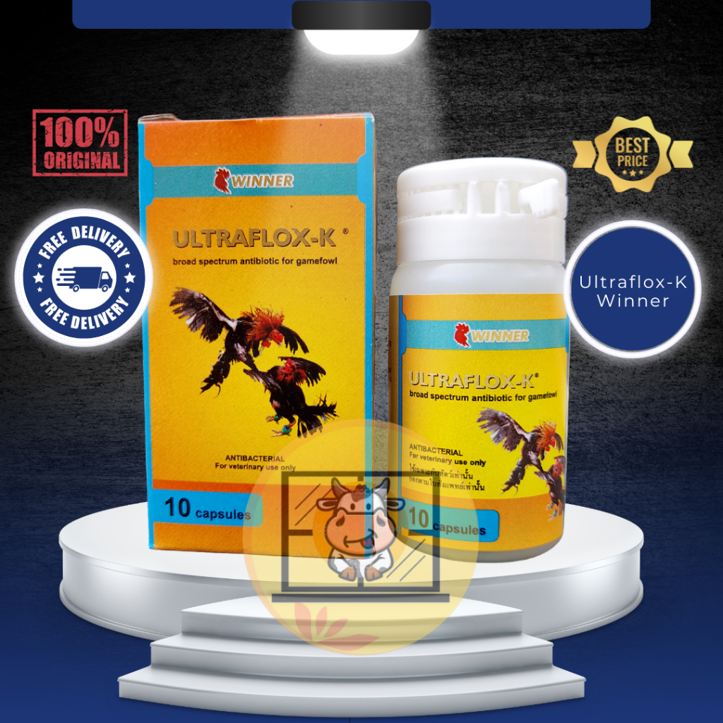 Jual ULTRAFLOX K 10 KAPSUL ANTIBIOTIK AYAM LAGA WINNER ANTIBAKTERI ...