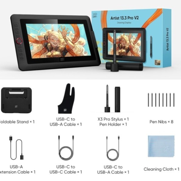 Jual Xp Pen Artist 13.3 PRO Xp Pen Artist 13.3 PRO V2 Xp Pen Artist 13 2nd Gen Pentablet Display ...