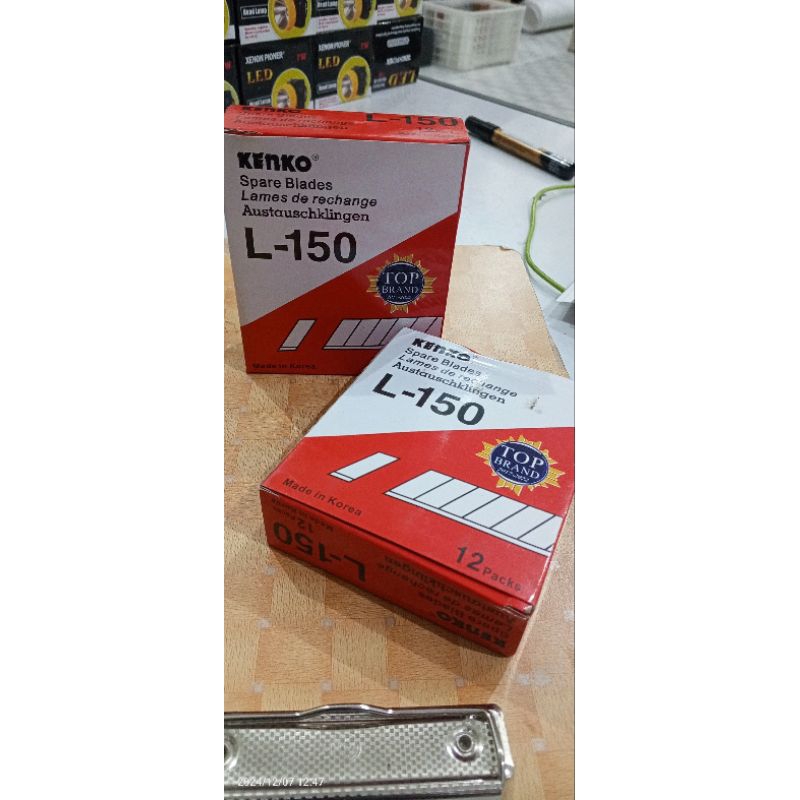 Jual Pisau Refill cutter kenko L150 @12 tube | Shopee Indonesia